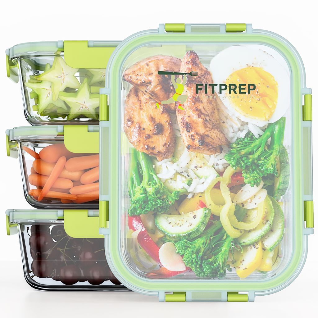 FITPREP® Frischhaltedosen Glas 8-teiliges Set | Kaufland.de