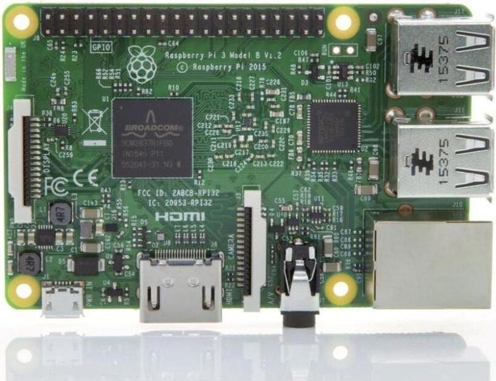 RASPBERRY PI 3 Raspberry Pi 3 B, 4x 1,2 GHz, 1 GB RAM,