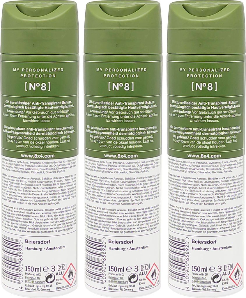 3x 8x4 Men Deodorant WILD OAK 150ml 48h | Kaufland.de