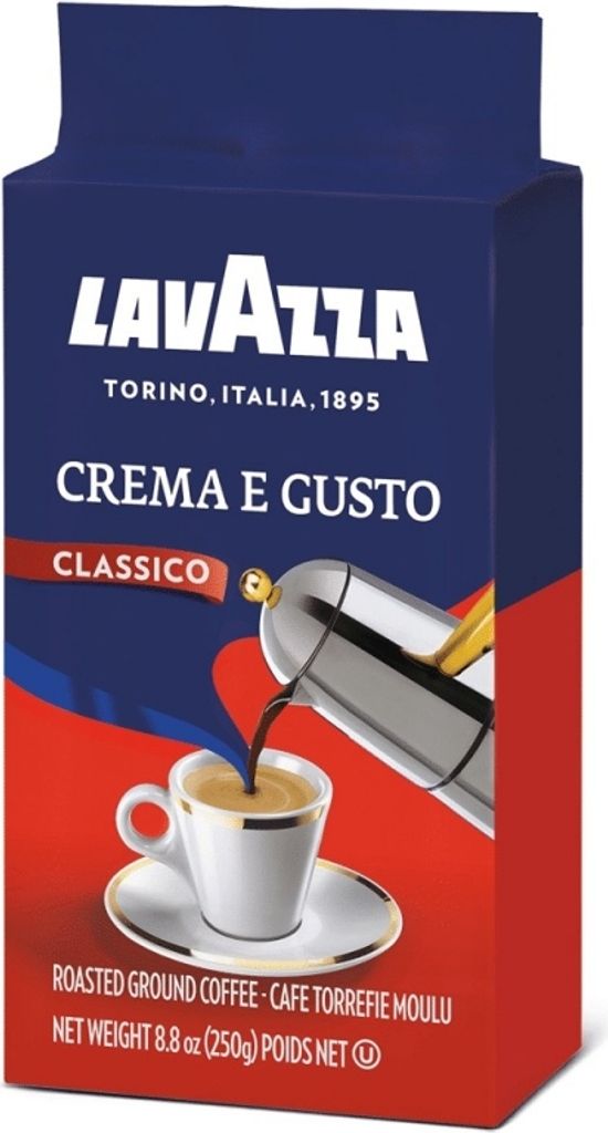 Crema e Gusto Classico 250g gemahlener Kaffee - Lavazza