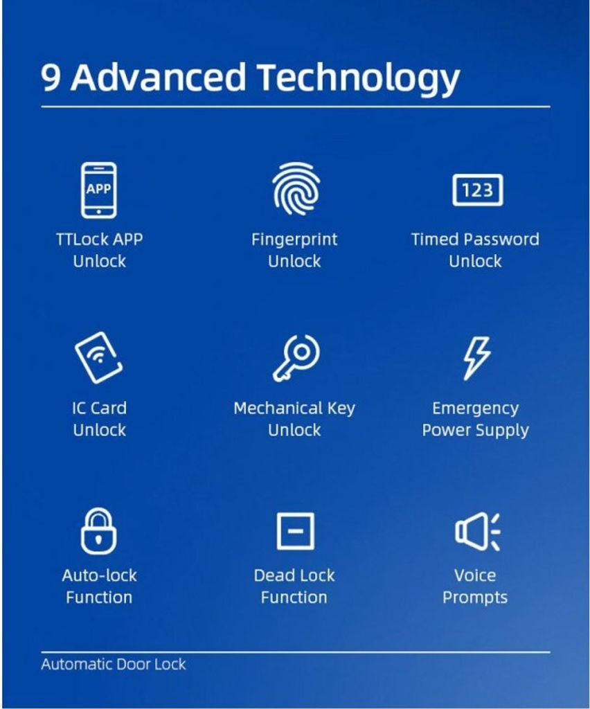 BOT Smart handle TTLock H1 stříbrná 72 mm | Kaufland.cz