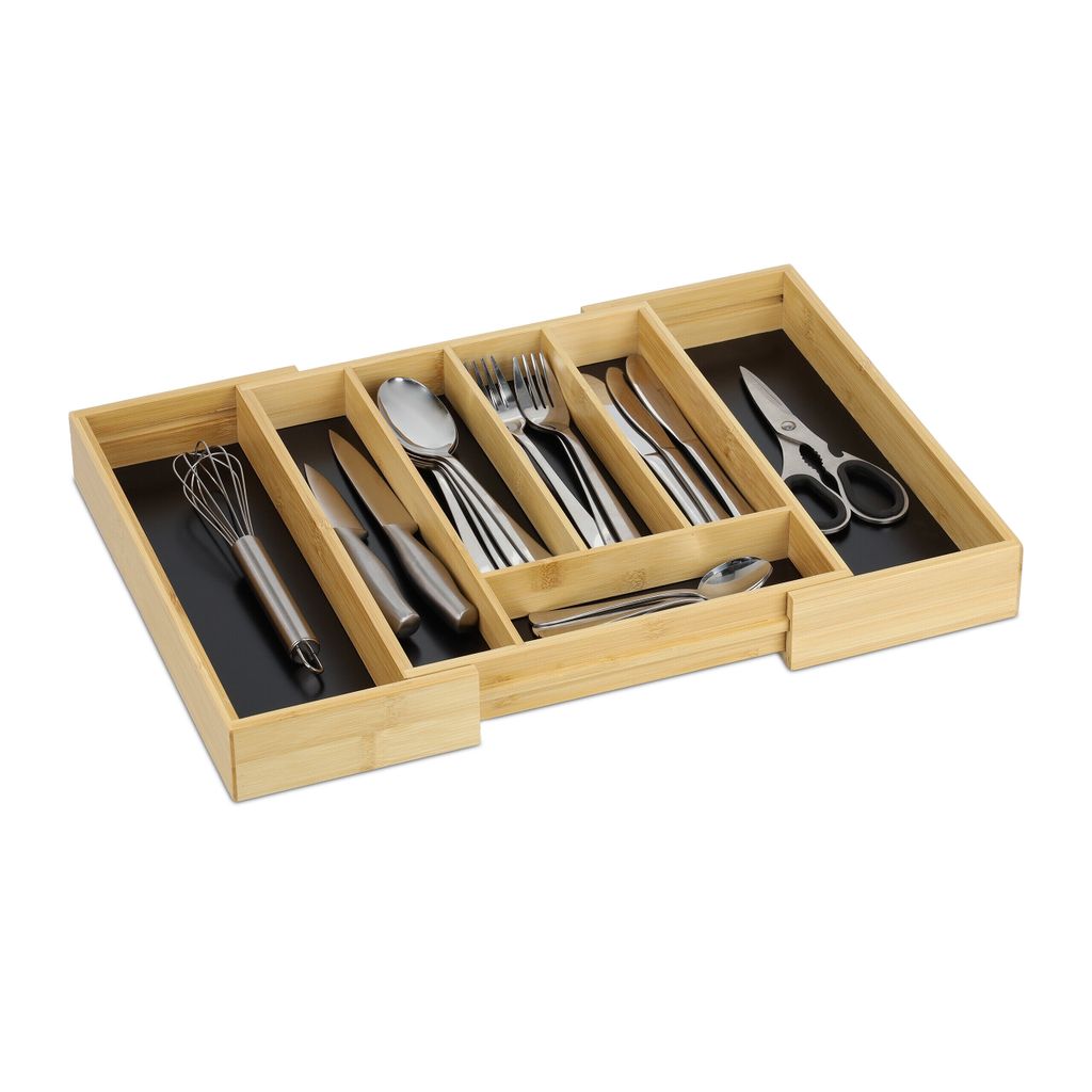 relaxdays Ausziehbarer Besteckkasten | Kaufland.de