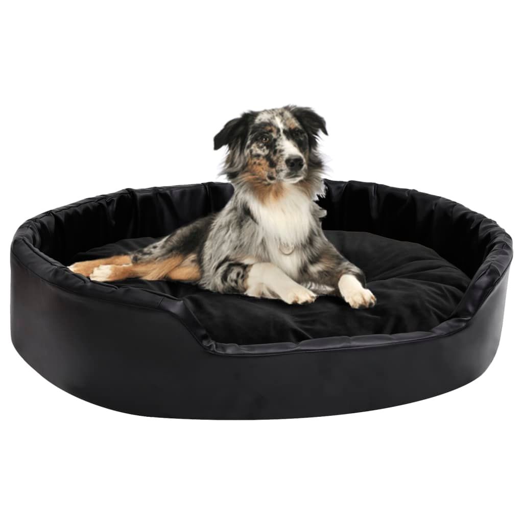 vidaXL Hundebett Schwarz 90x79x20 cm Plüsch | Kaufland.de