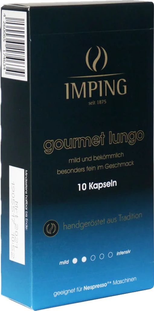 Imping Kaffee Gourmet One - 10 x 5g - Caps | Kaufland.de