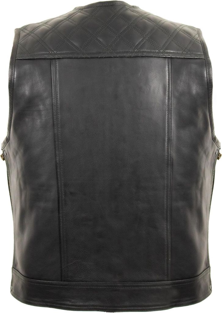 Lederweste Stepp Muster Custom Style Kutte | Kaufland.de