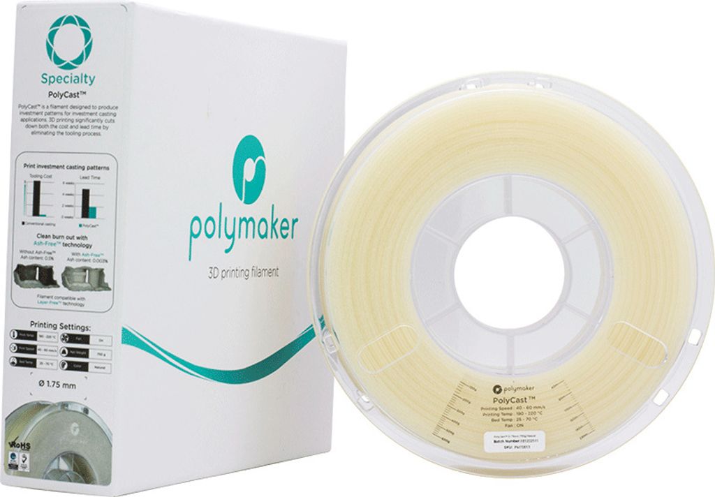 Polymaker PolyCast Filament Natur 1.75mm 750g | Kaufland.de