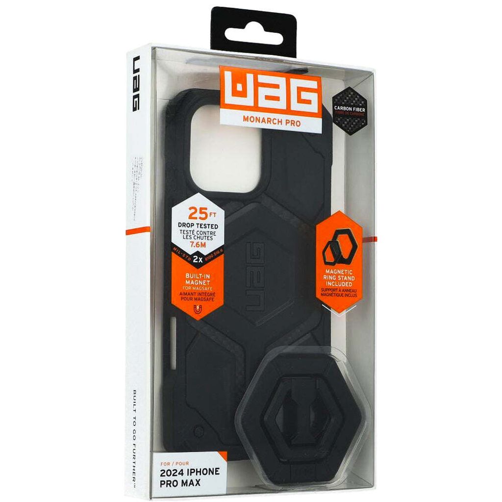 UAG Monarch Pro Magsafe, Carbon Fiber/Black | Kaufland.cz