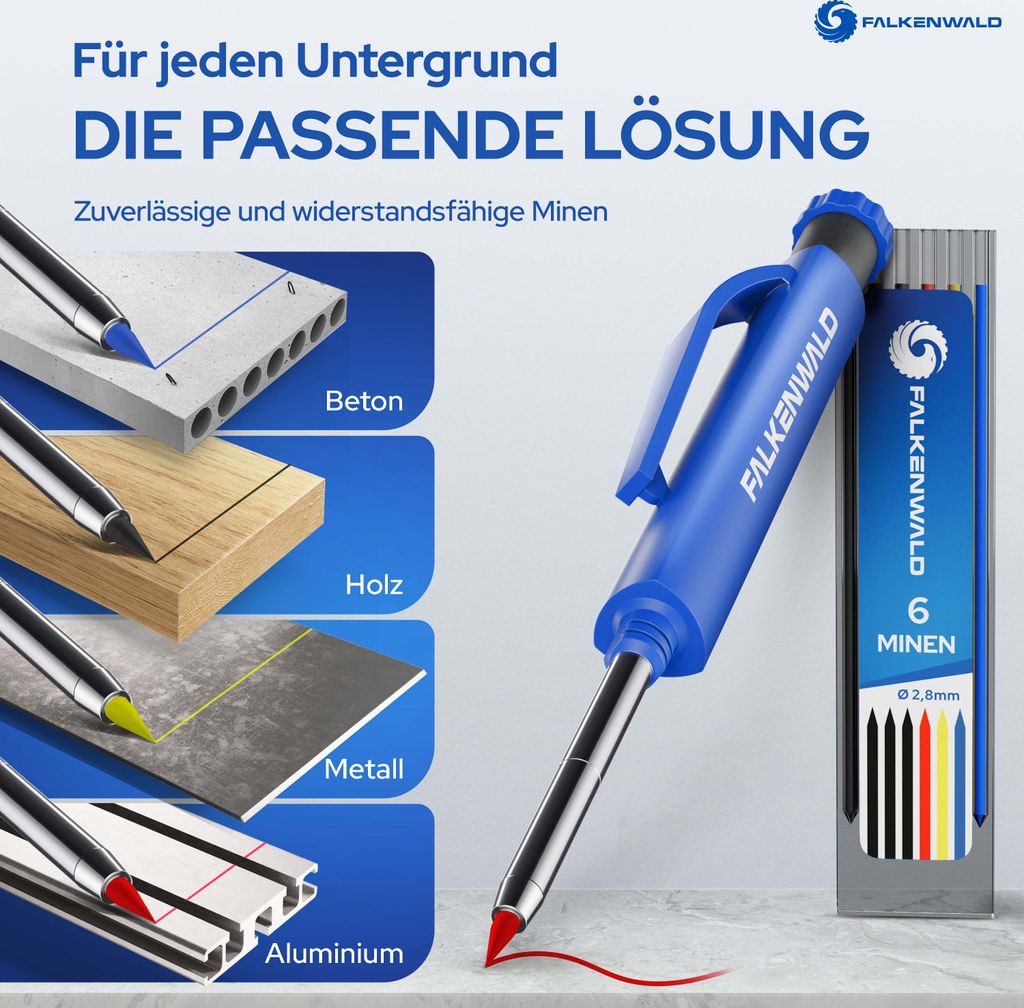 Tieflochmarker Set - Marker + 7 Minen | Kaufland.de