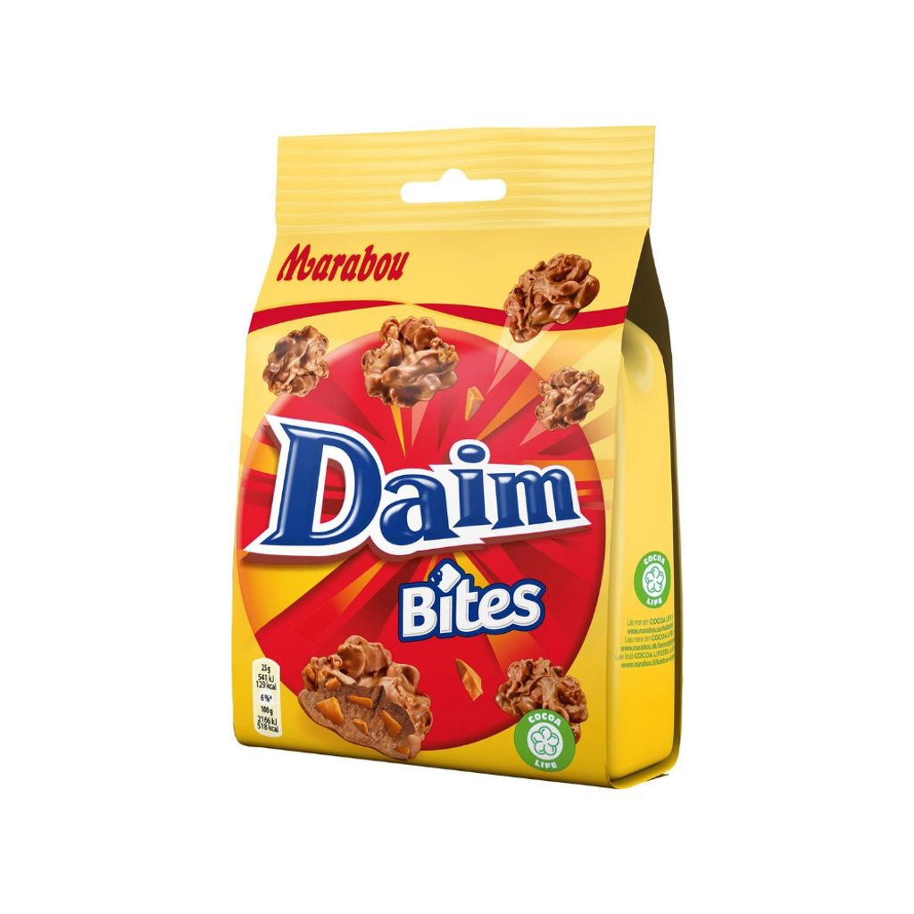 Marabou Bites Daim 145g Čokoláda