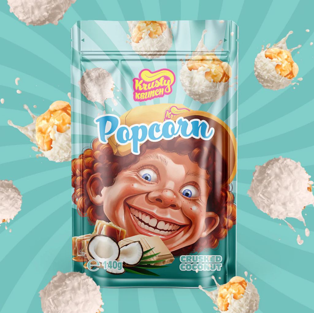 Krusty Krunch Crushed Coconut Popcorn 140g Popcorn