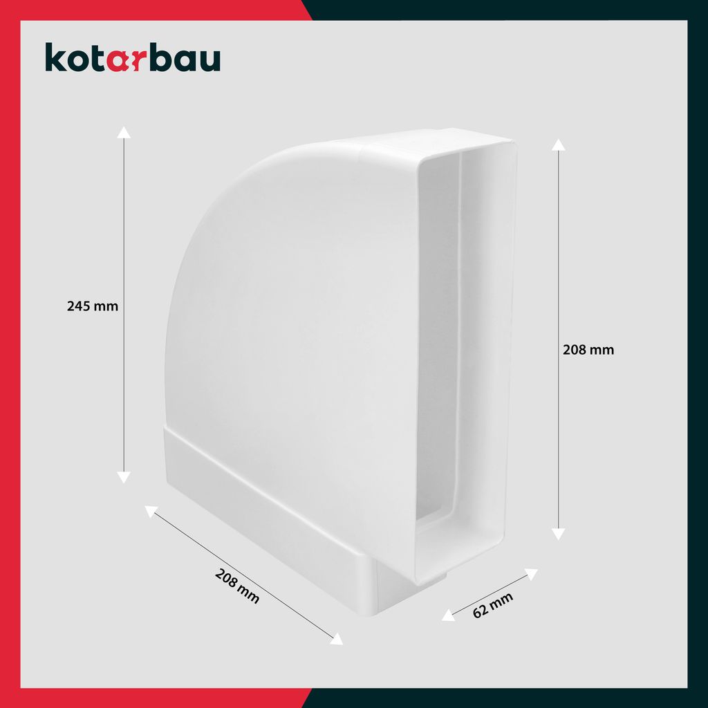 KOTARBAU® Umlenkstück 204x60 mm Horizontales | Kaufland.de