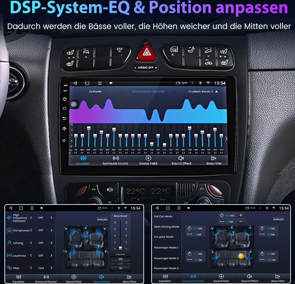 9" Android12 Autoradio Carplay SWC für | Kaufland.de