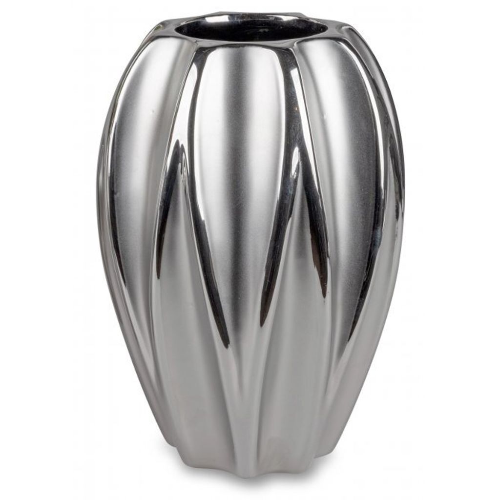 Formano - Vase hoch Mattsilber Höhe: 25 cm, | Kaufland.de