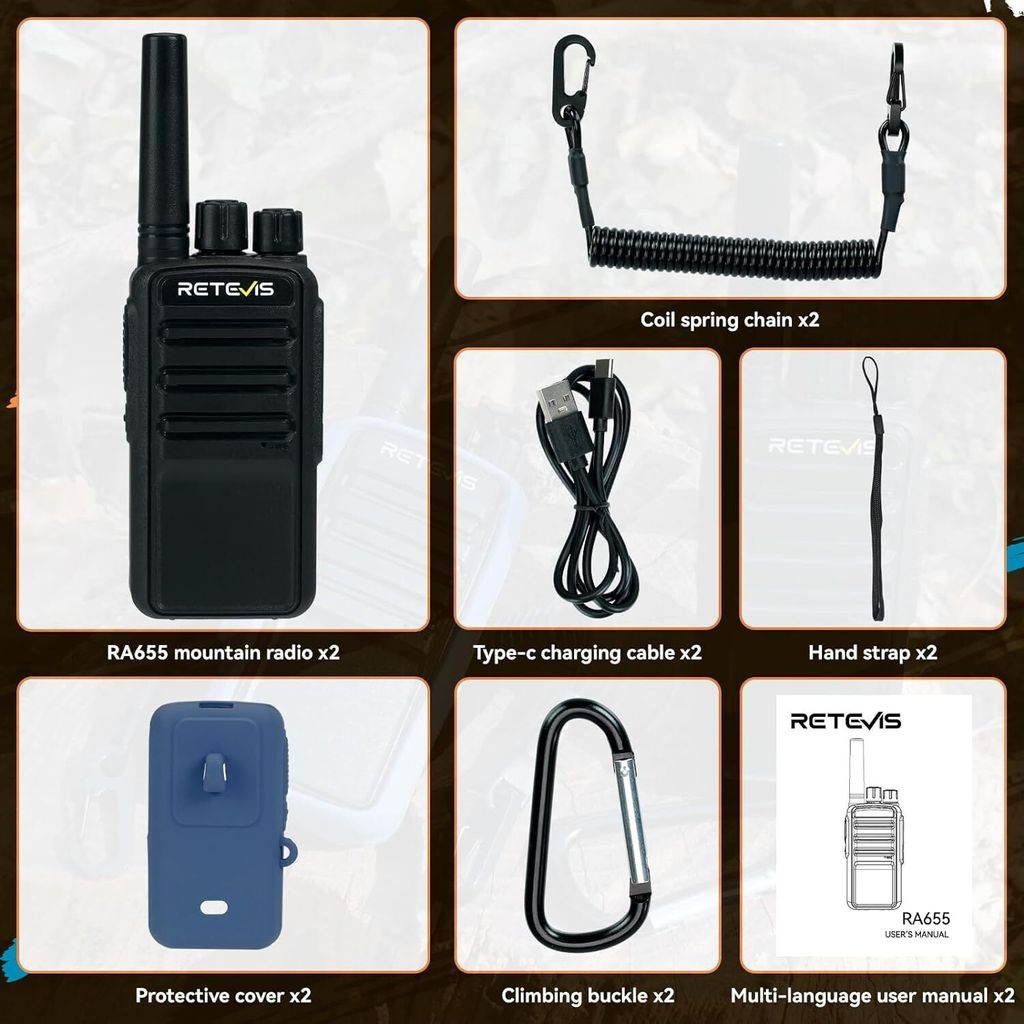 Retevis RA655 Walkie-Talkie, vysílačky s | Kaufland.cz