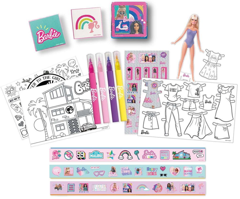 Barbie Kreativ-Set Outfits erstellen + Marker | Kaufland.de