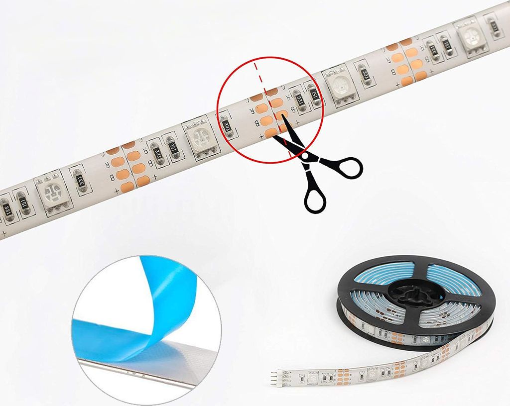 Led Páska 5M Dálkové Ovládání Vodotěsný | Kaufland.cz