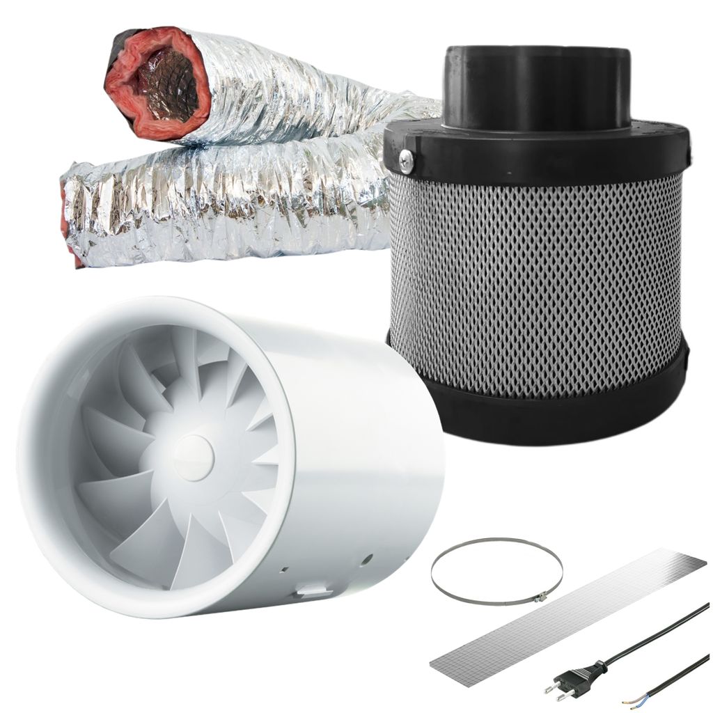 Grow Abluft-Set Air Set 100mm 100cbm/h Silent | Kaufland.de