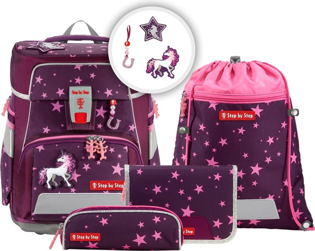 Step by Step Ranzen-Set SPACE, 5-teilig Schulranzen