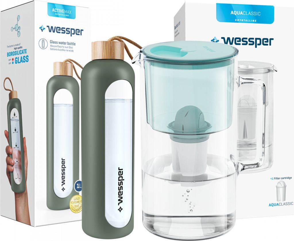 Wessper AquaClassic Crystalline 3L Glaskrug | Kaufland.de