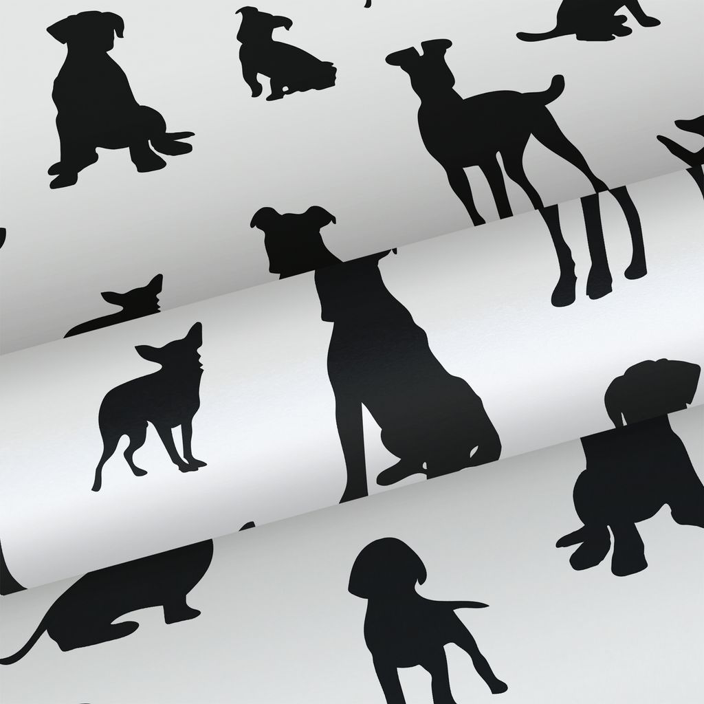 ESTAhome tapety psi černobílé - 139332 - 50 x | Kaufland.cz