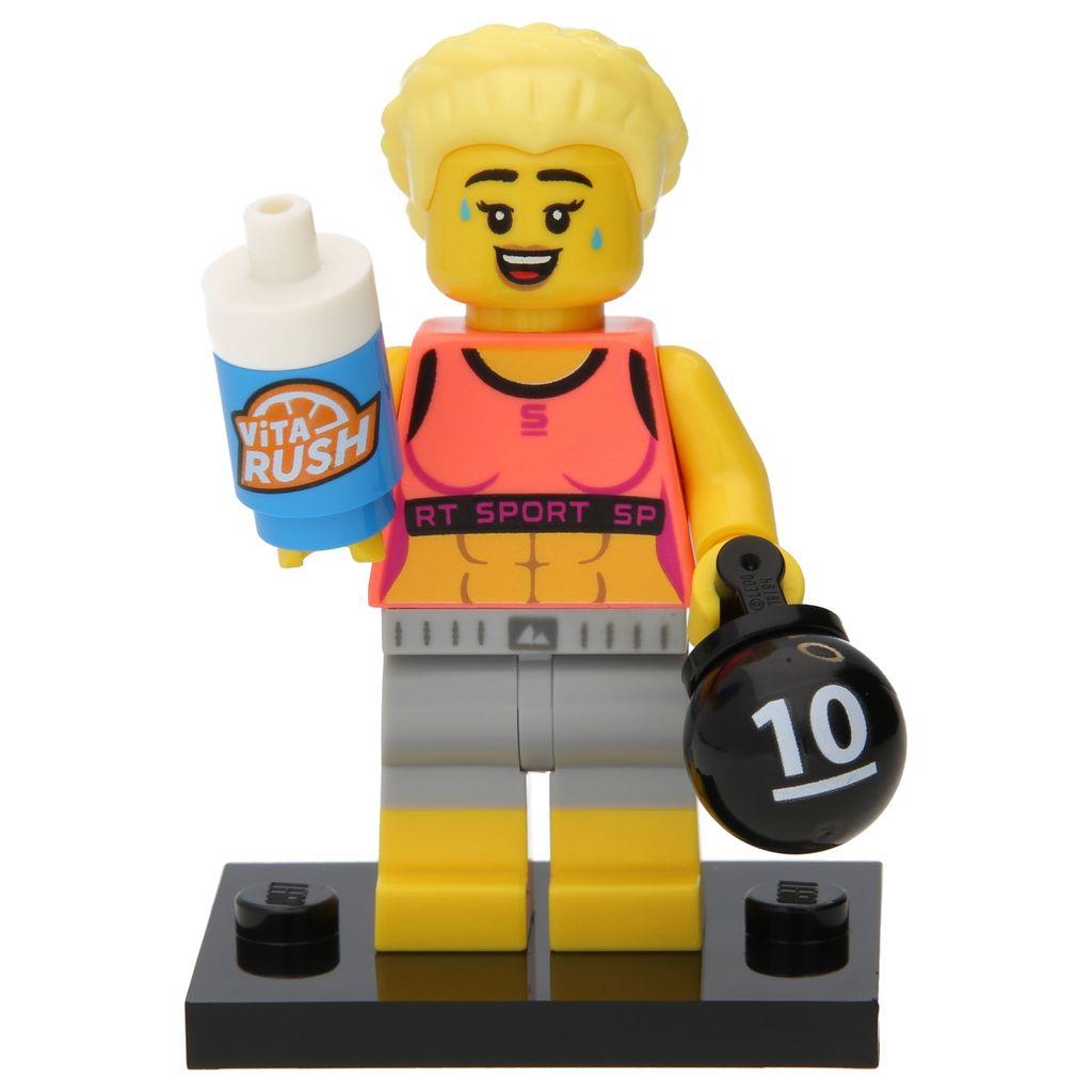 LEGO Minifigur Fitness-Trainerin Serie 25 (71045) Nr. 07
