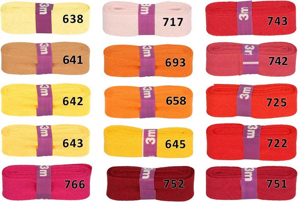 Schrägband 3m x 20mm Baumwolle gefalzt 60 | Kaufland.de