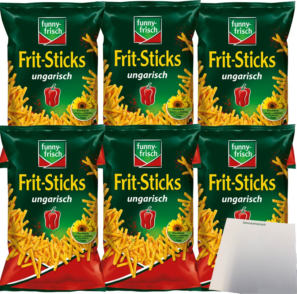 Funny-Frisch Frit Sticks Ungarisch 6er Pack (6x100g Beutel)