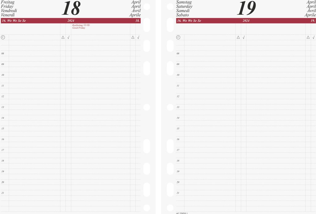 rido idé Kalender-Einlage "Tageskalendarium" | Kaufland.de