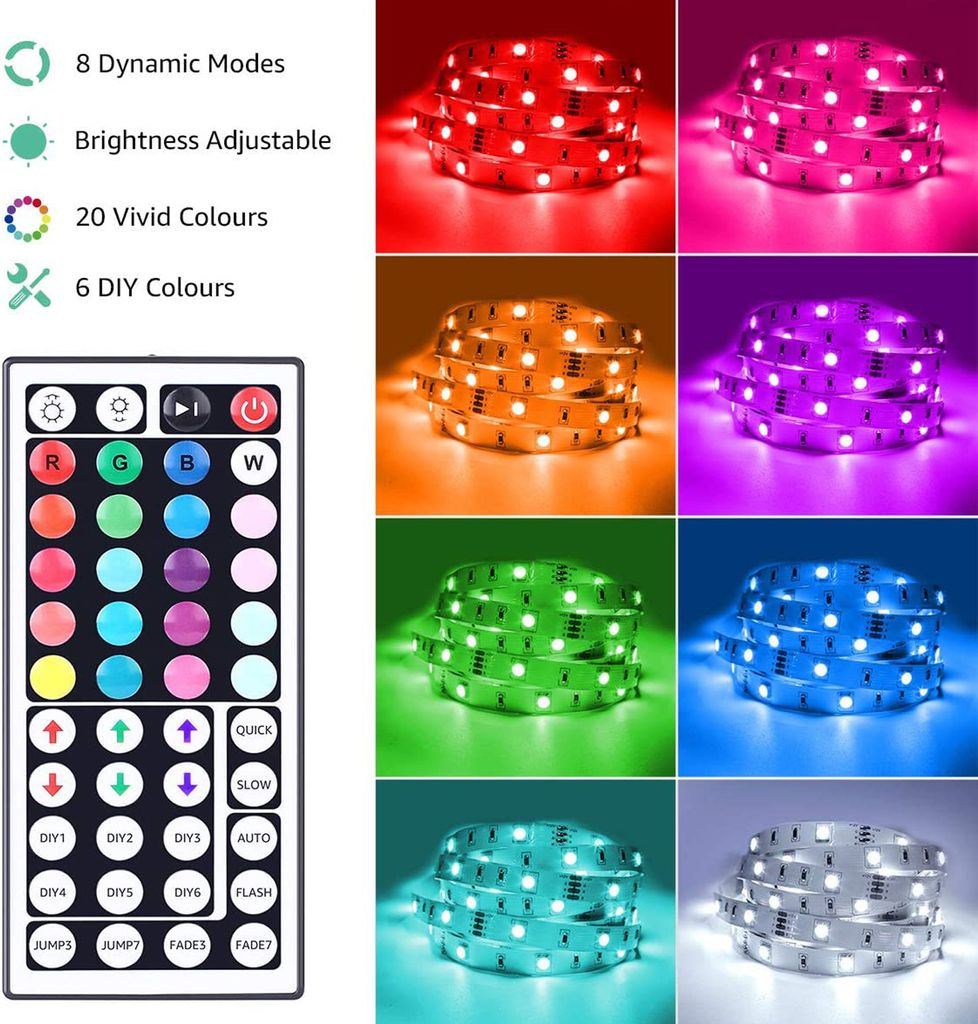 LED pásky světelný řetěz světelný pásek RGB | Kaufland.cz