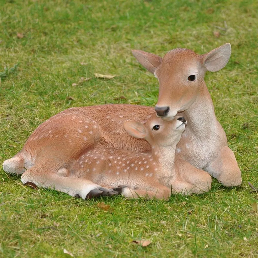 Gartenfigur Dekofigur Reh mit Rehkitz | Kaufland.de