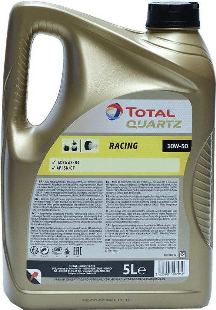 Total Quartz Racing 10W-50 5 Liter Motoröle | Kaufland.de