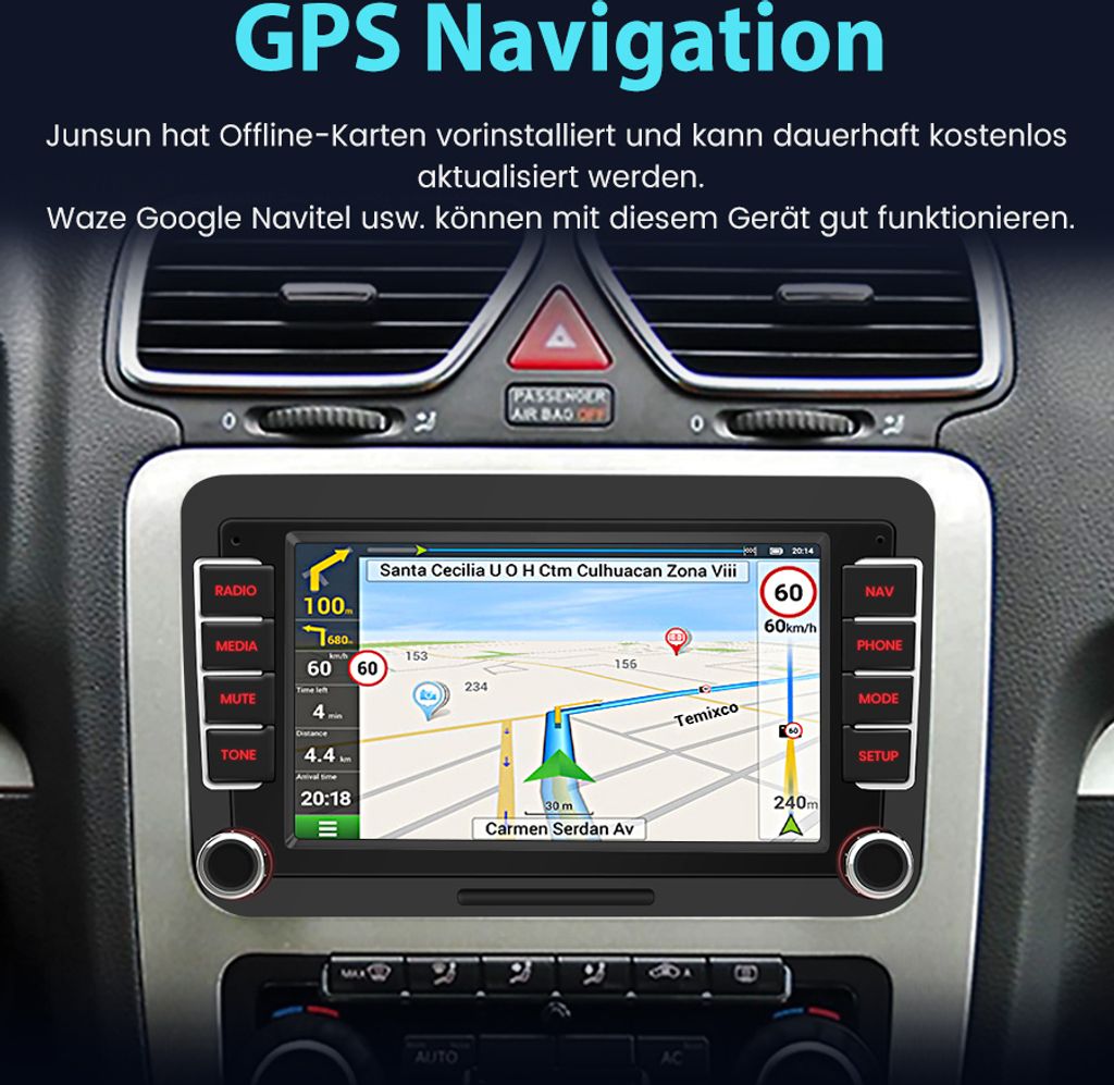 7 Zoll WIFI GPS NAVI BT SWC Android12 | Kaufland.de