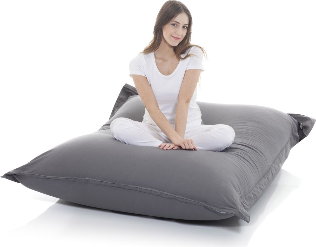 Lazy Bag Sitzsack Baumwolle - Dunkelgrau | Kaufland.de