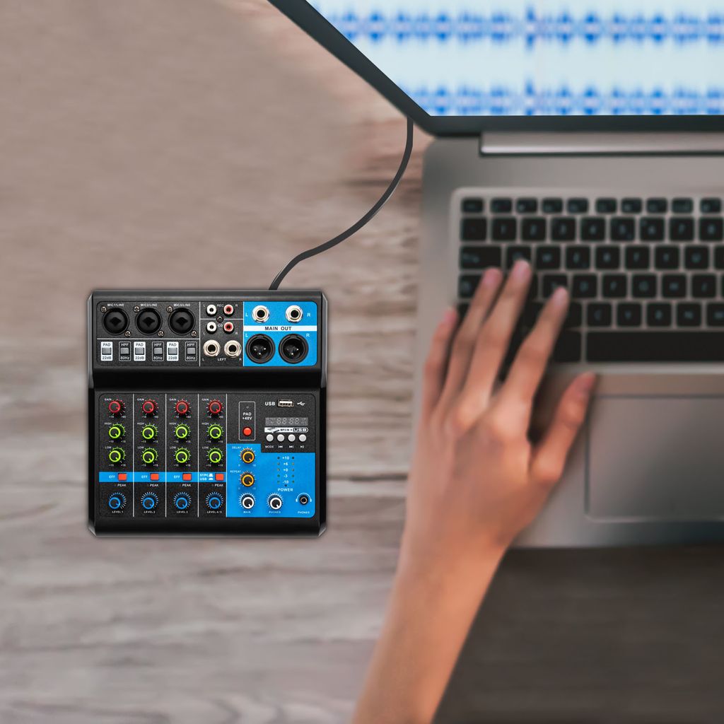 Mini Audio DJ Mixer Soundboard Console System | Kaufland.cz