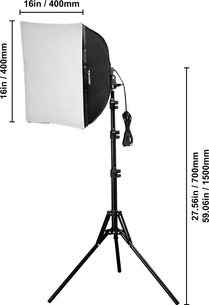 VEVOR Softbox-Set, 400 x 400 mm, | Kaufland.de