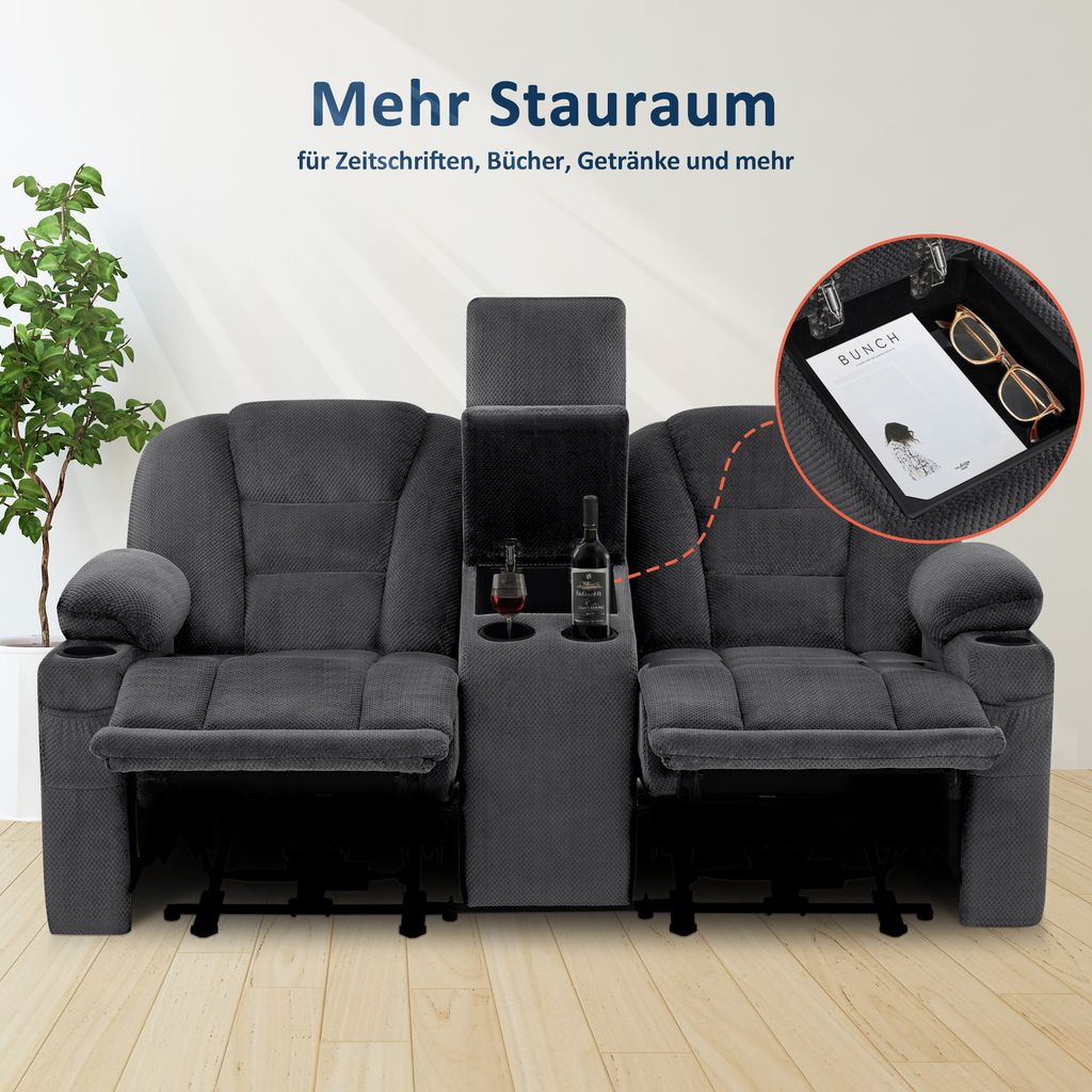M MCombo Elektrisch 2 Sitzer Sofa mit | Kaufland.de