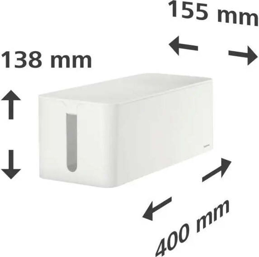 hama Maxi Kabelbox 0,4 m weiß | Kaufland.de