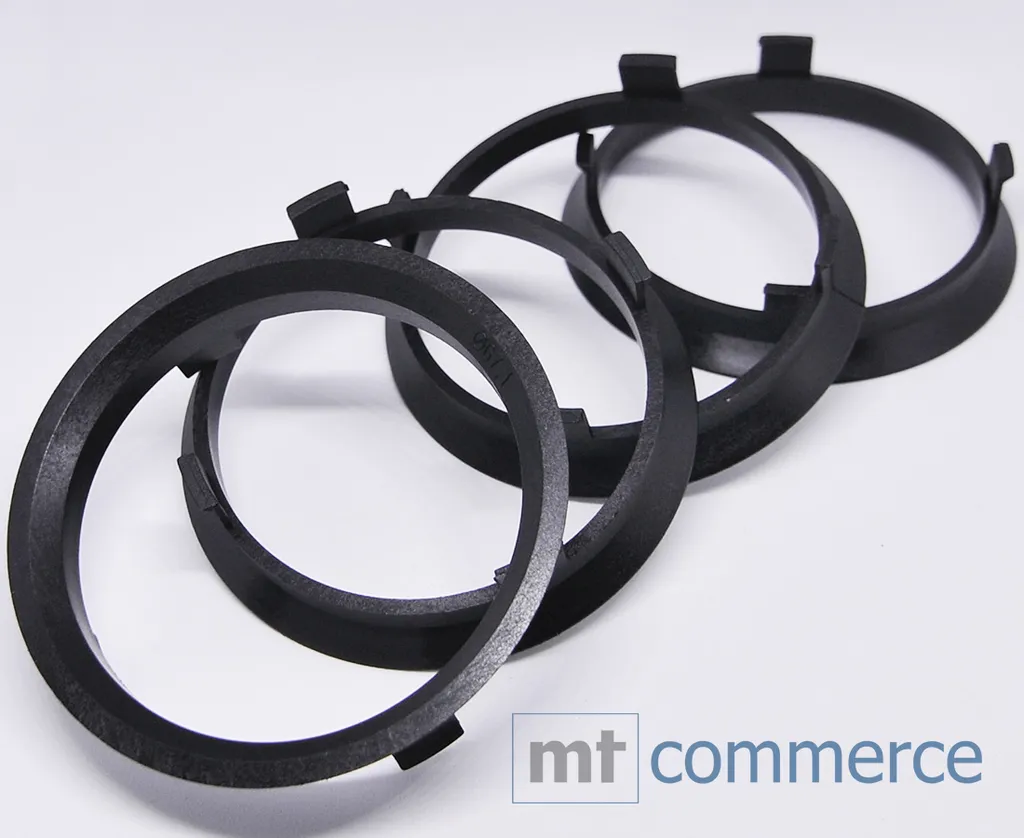 4X Zentrierringe 71,6 x 67,1 mm schwarz | Kaufland.de