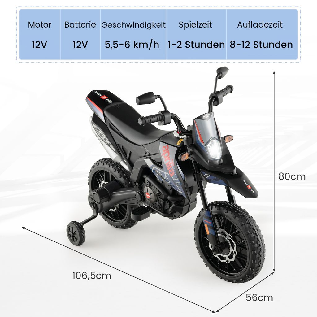 COSTWAY Aprilia elektrická motorka pro děti, | Kaufland.cz