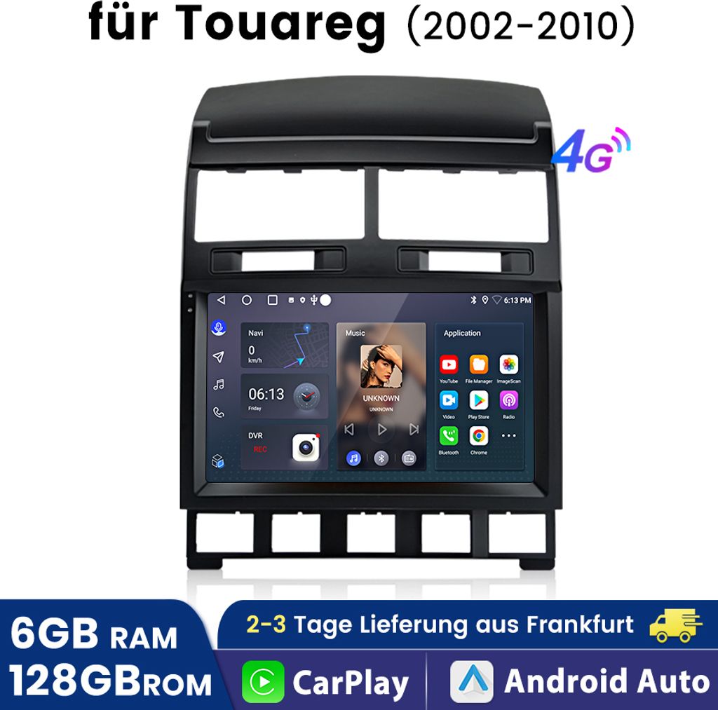 6+128G Android13 Carplay Für VW Touareg 7L | Kaufland.sk