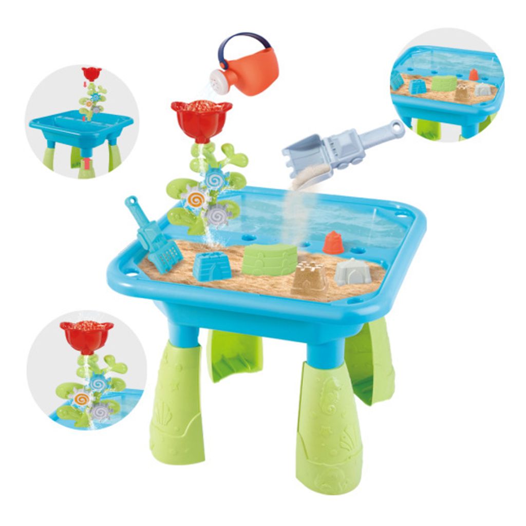 Paradiso Toys Sand- und Wassertisch mit Zubehör 14-teilig