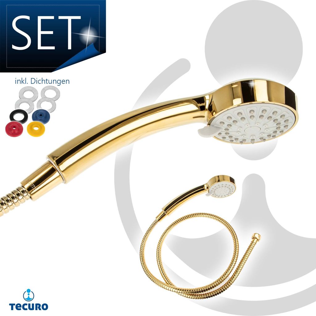 tecuro Antikalk - Handbrause ew-080 gold - | Kaufland.de