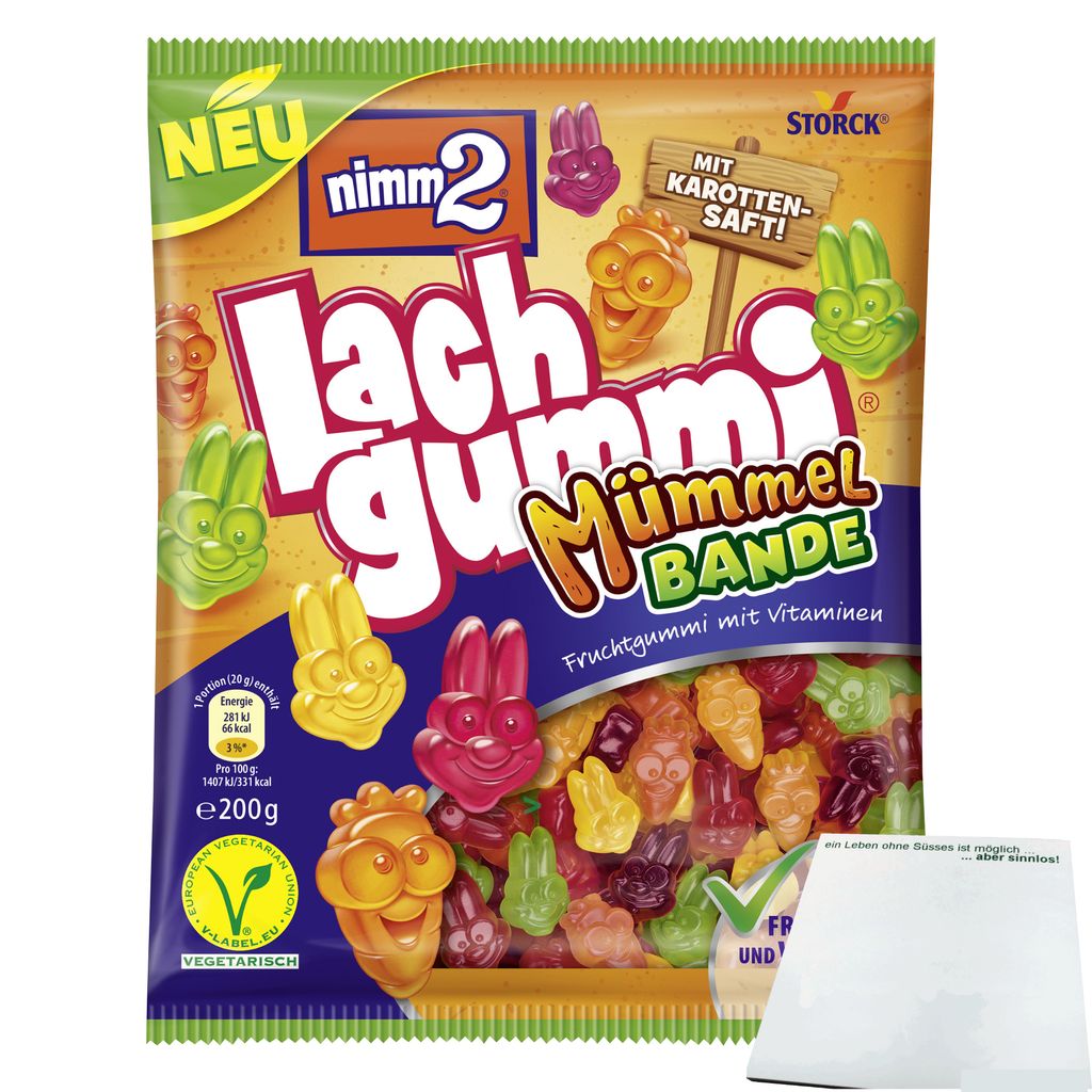 Nimm2 Lachgummi Mümmel Bande (200g Packung) + | Kaufland.de