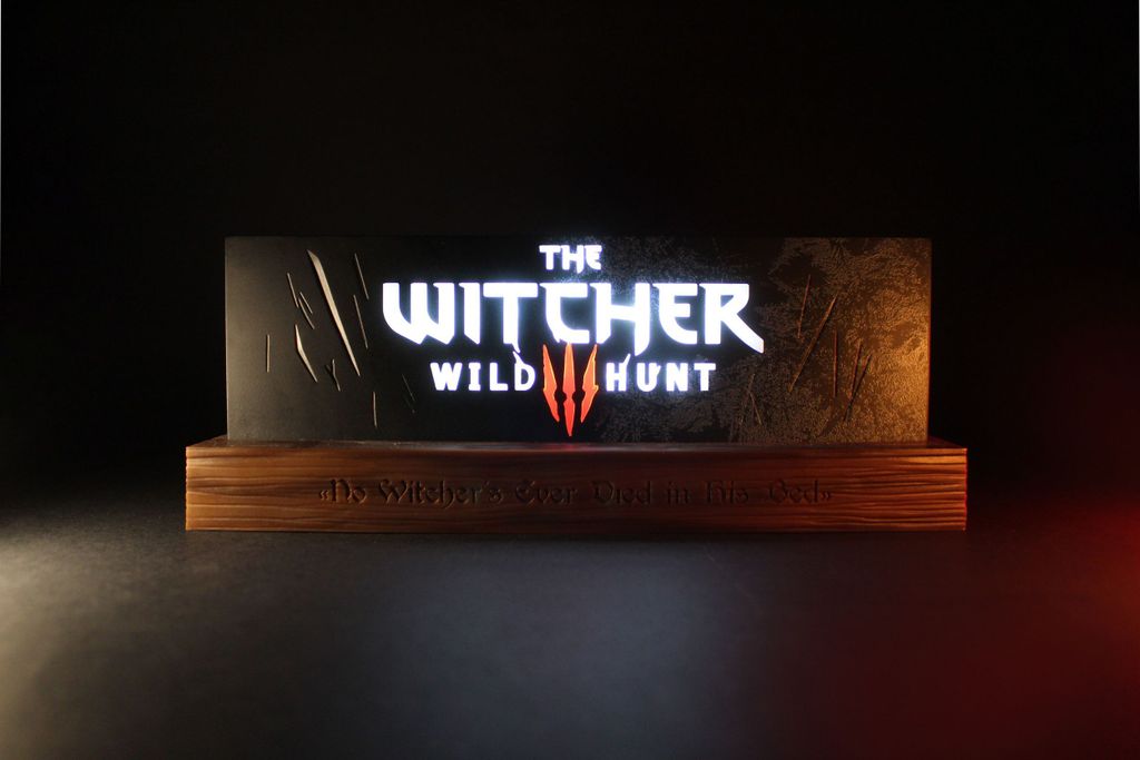 The Witcher LED-Leuchte Wild Hunt Logo 22 cm | Kaufland.de