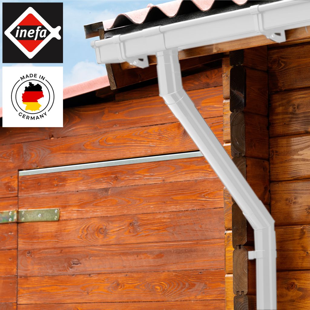 INEFA Fallrohr Set DN 50 Weiß 2m , | Kaufland.de