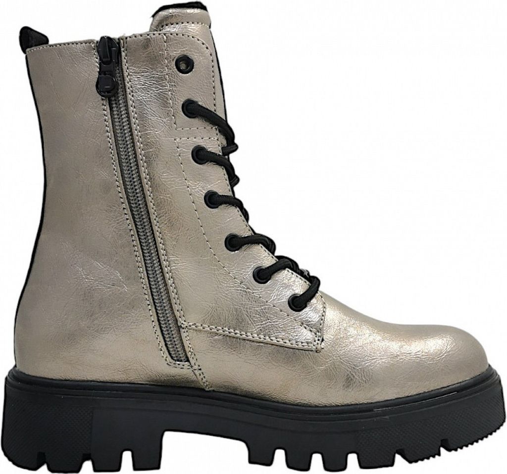 Tom Tailor Damenschuhe Schnürstiefel Silber | Kaufland.de