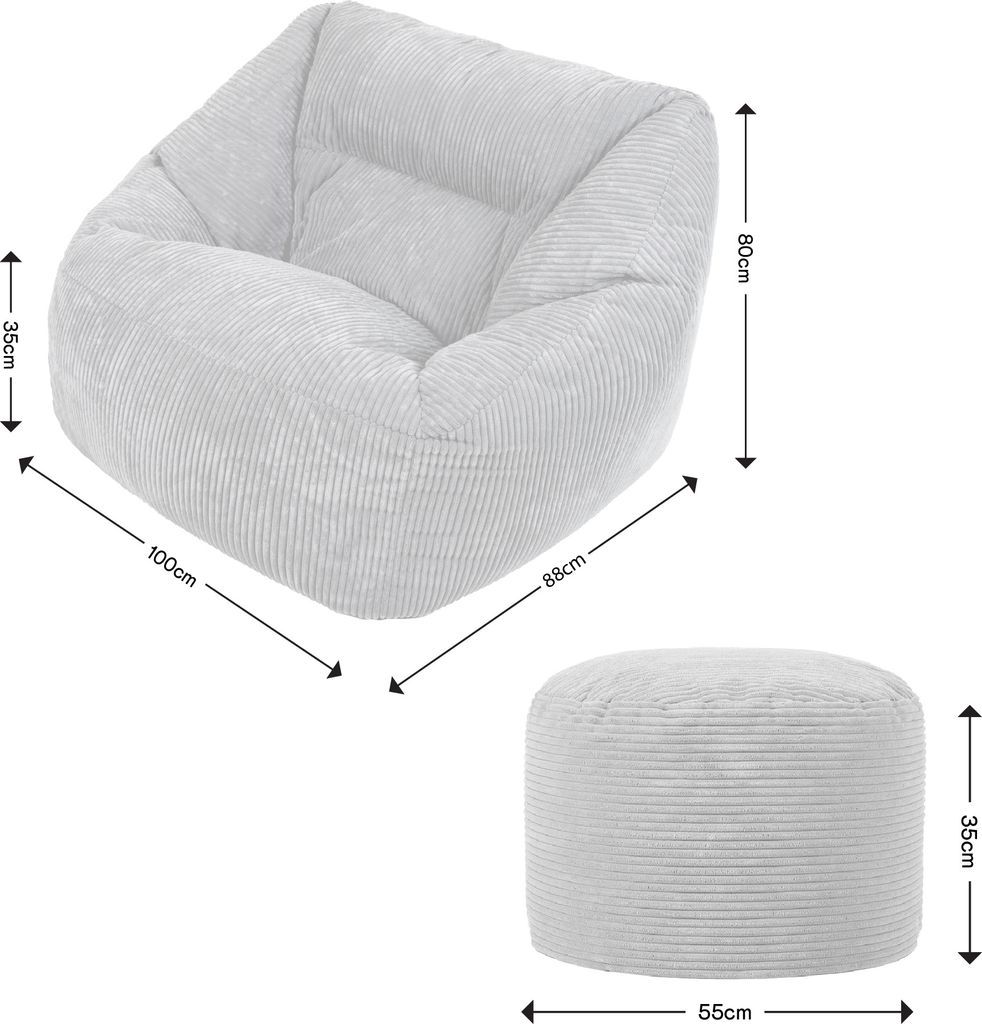icon Riesen Sitzsack Sessel Bean Bag Morgan | Kaufland.de