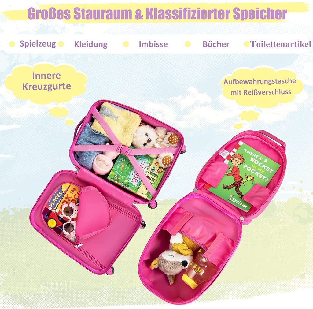 2tlg. Kinderkoffer mit Rucksack, 16” + 12” | Kaufland.de