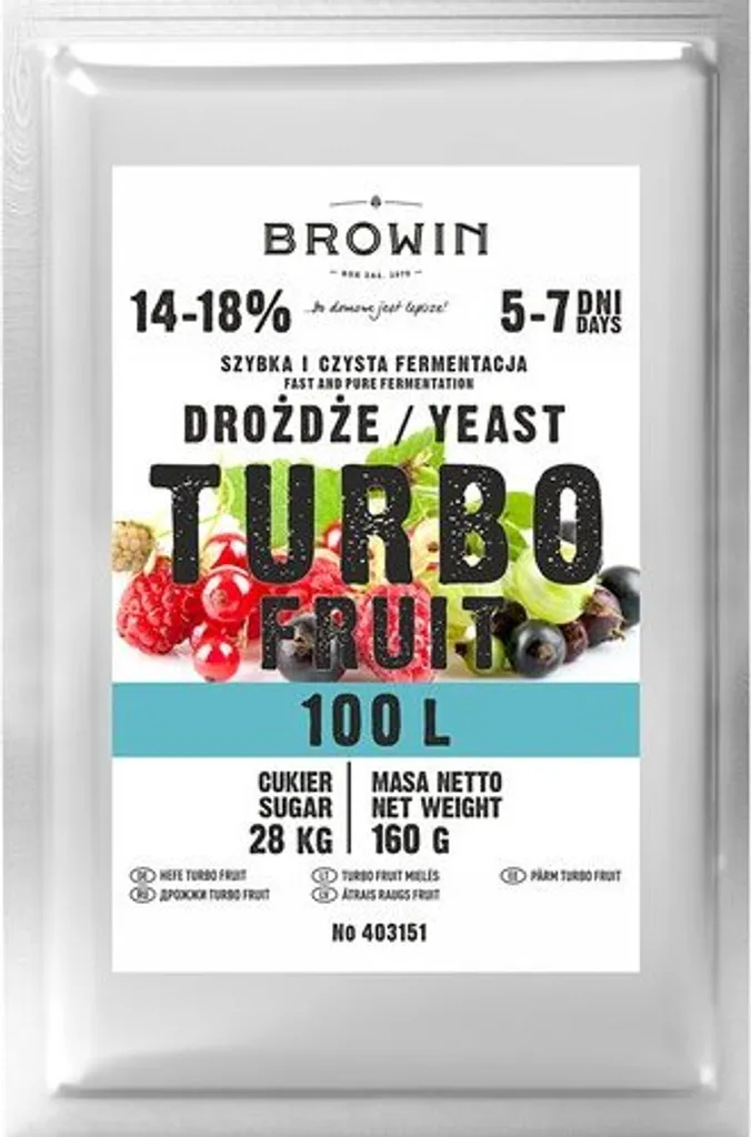 Hefe TURBO Fruit zur schnellen Gärung von | Kaufland.de
