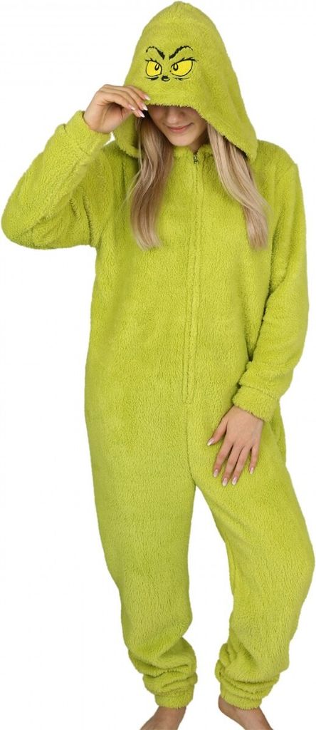 Grinch Fleecové jednodílné pyžamo, dámské | Kaufland.cz